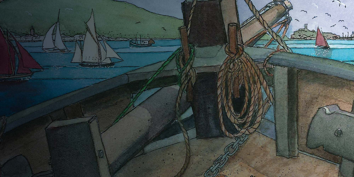 Isle of Man Stamps & Coins presents Peel Traditional Boats by Nicola D ...