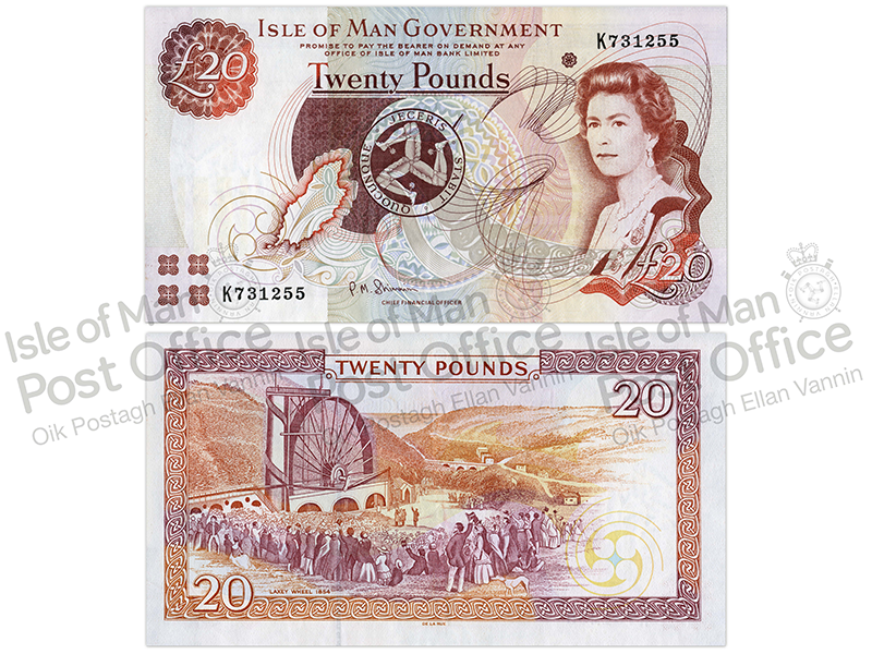 Isle of Man £20 Banknote (Mint) – Isle of Man Stamps and Coins