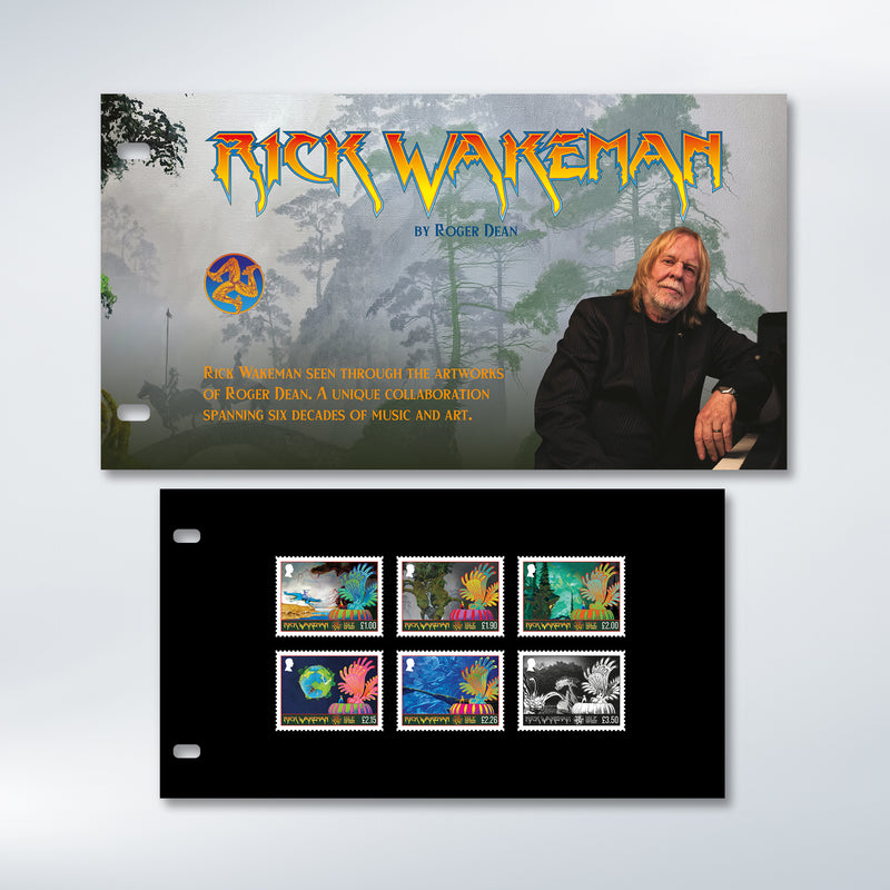 Rick Wakeman by Roger Dean – Isle of Man Stamps and Coins
